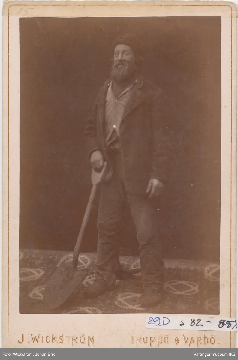 Portrett, Nils Wahl - Vardø Museum / DigitaltMuseum