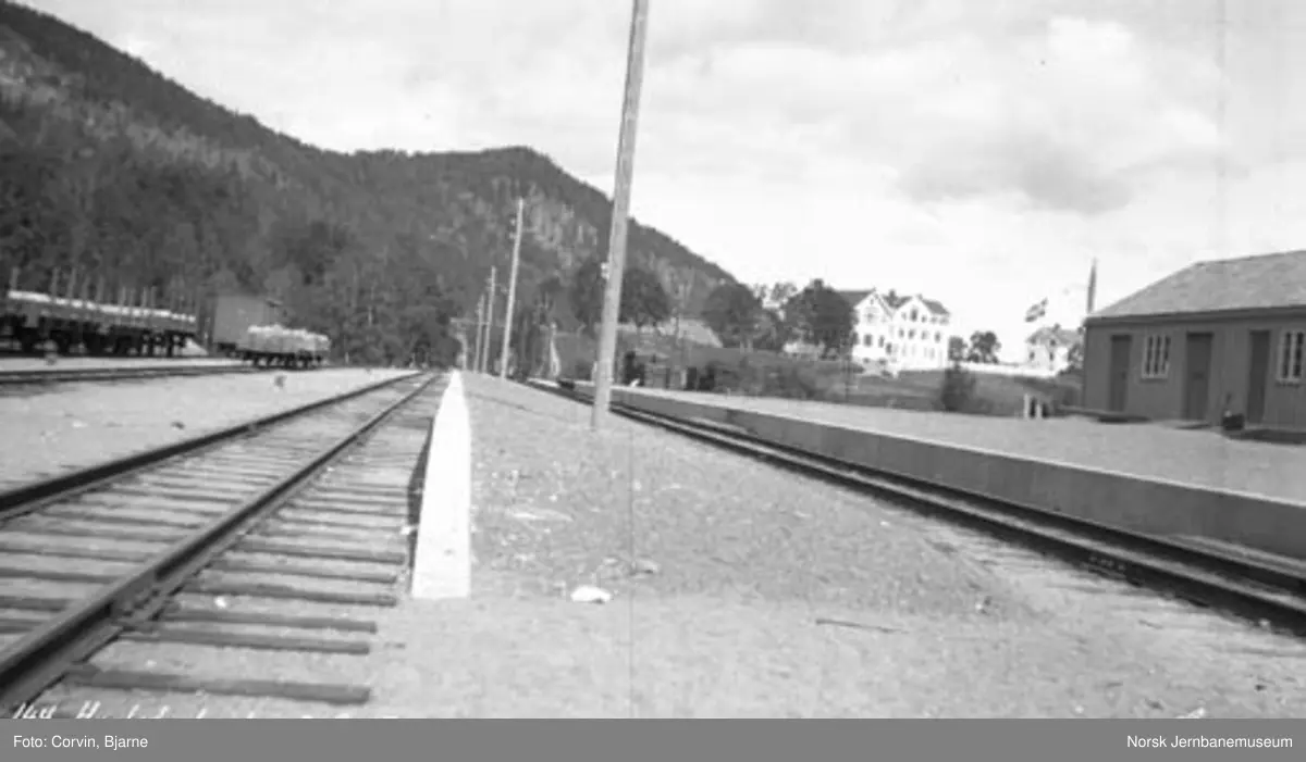 Hvalstad stasjon - Norsk Jernbanemuseum / DigitaltMuseum