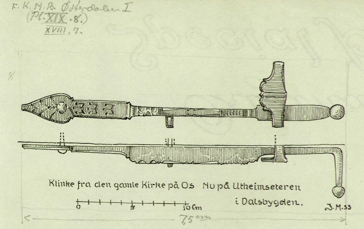 Tegning - Norsk Folkemuseum / DigitaltMuseum