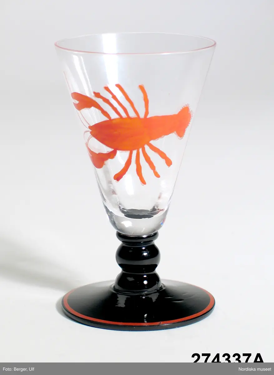 Snapsglas - Nordiska museet / DigitaltMuseum