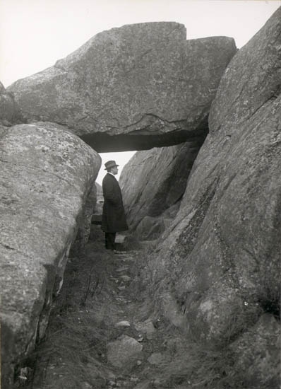 Noterat på kortet: "Lysekil. Nålsögat" "Foto (D65) Dan Samuelson 1924 ...