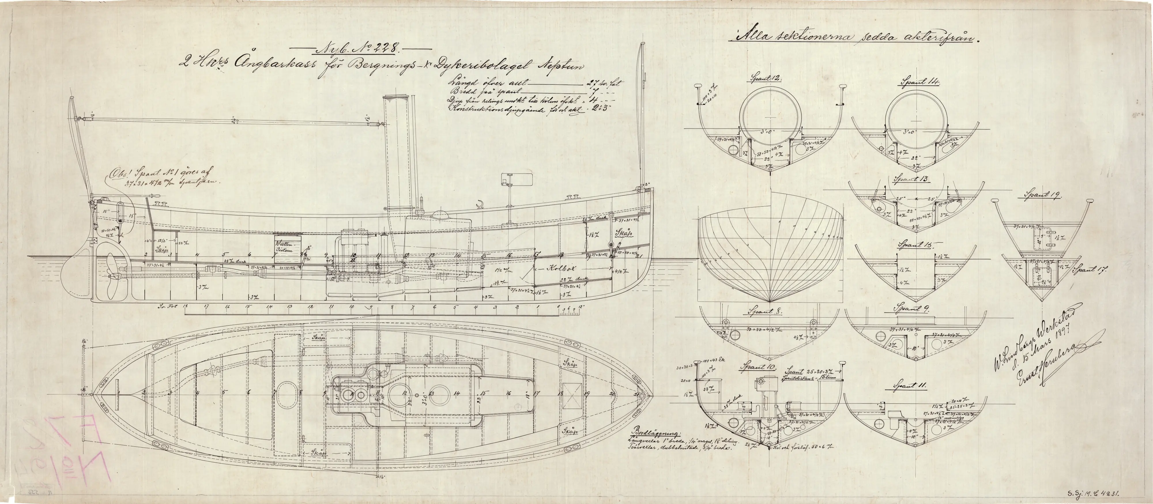 Ritning - Sjöhistoriska museet / DigitaltMuseum