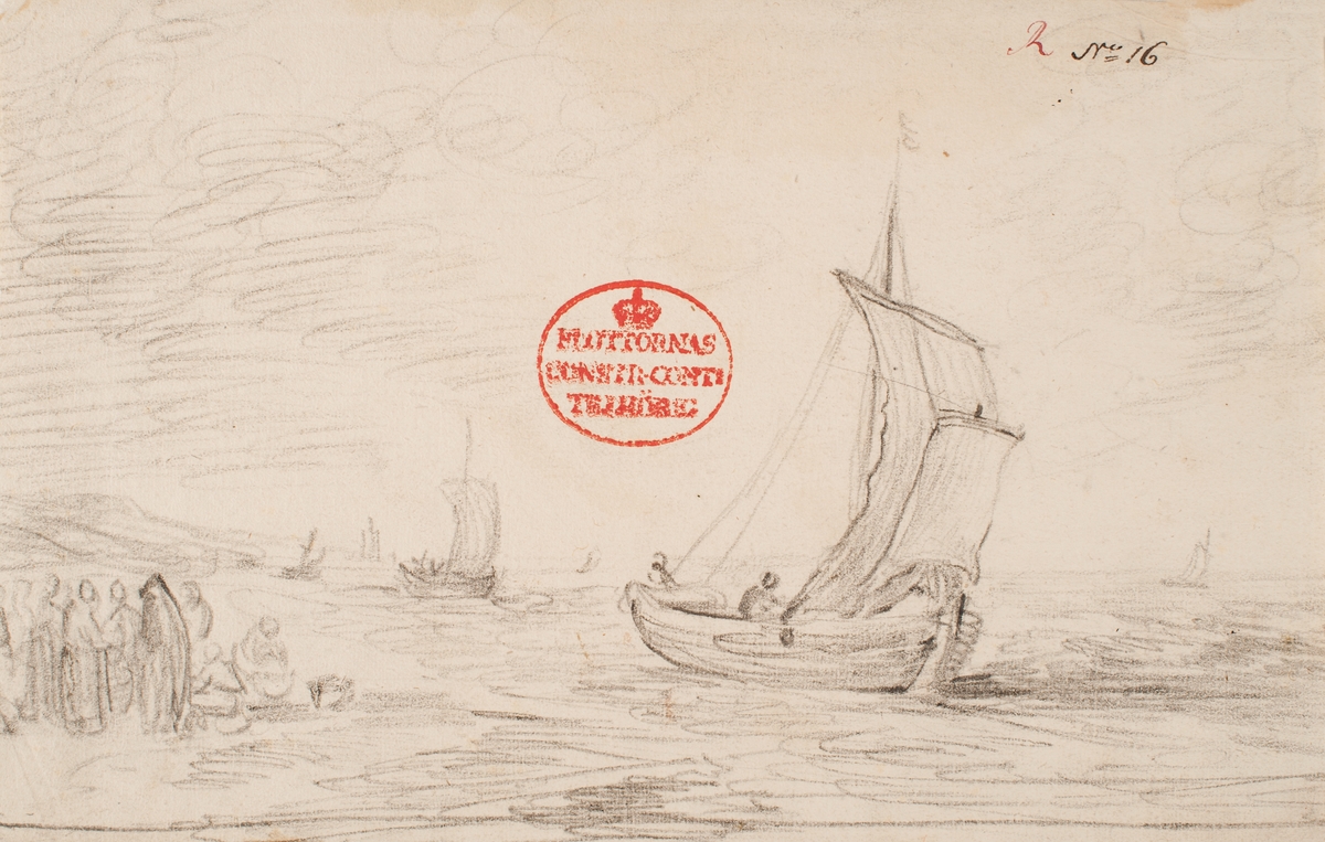 Teckning - Sjöhistoriska museet / DigitaltMuseum