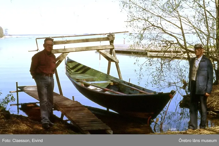 Vinön. Allan Eriksson vid Hjälmarsnipa. - Örebro läns museum ...