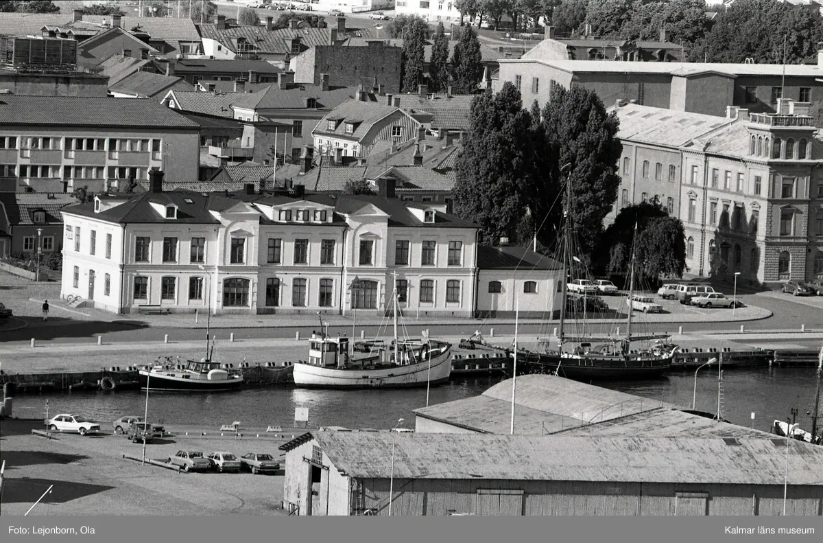 Utsikt från Lantmännens nya silo i Kalmar hamn. - Kalmar läns museum ...