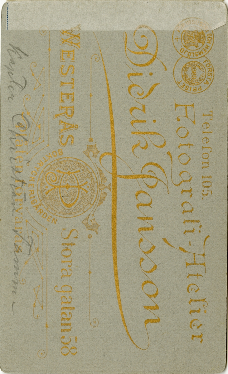 Porträtt av Christian Theodor Tamm, kapten vid Livregementets ...