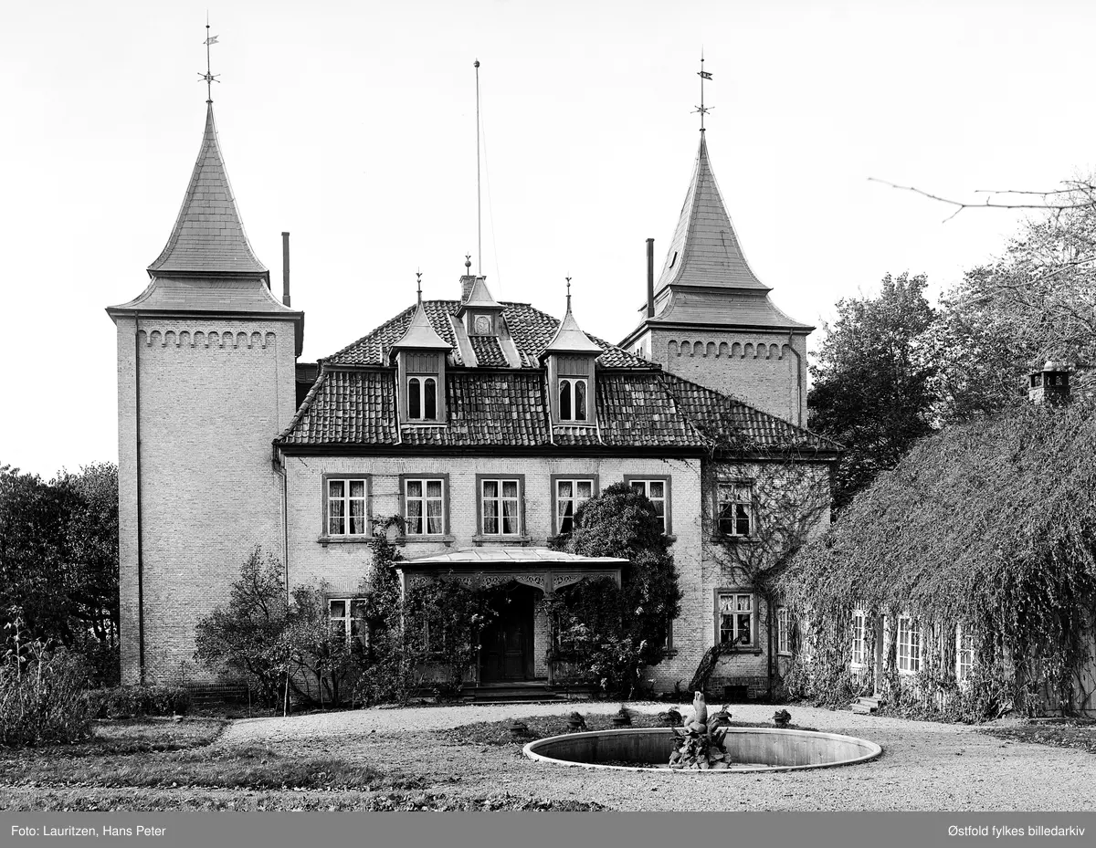 Refsnes gods - Jeløy i Moss ca. 1910-20. - Østfold fylkes billedarkiv ...