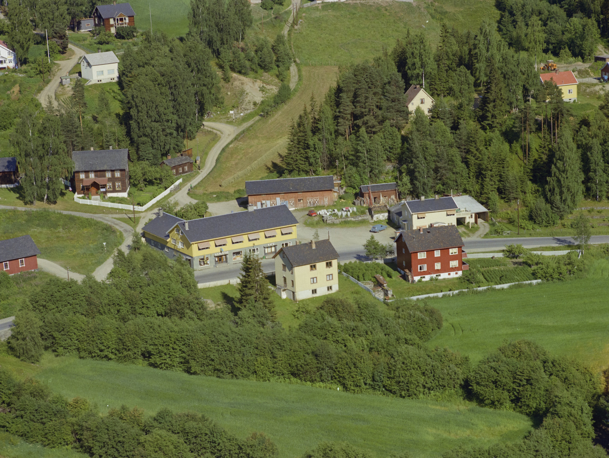 Tretten, Øyer. Område Stav som ble veldig rasert under flommen av Moksa ...