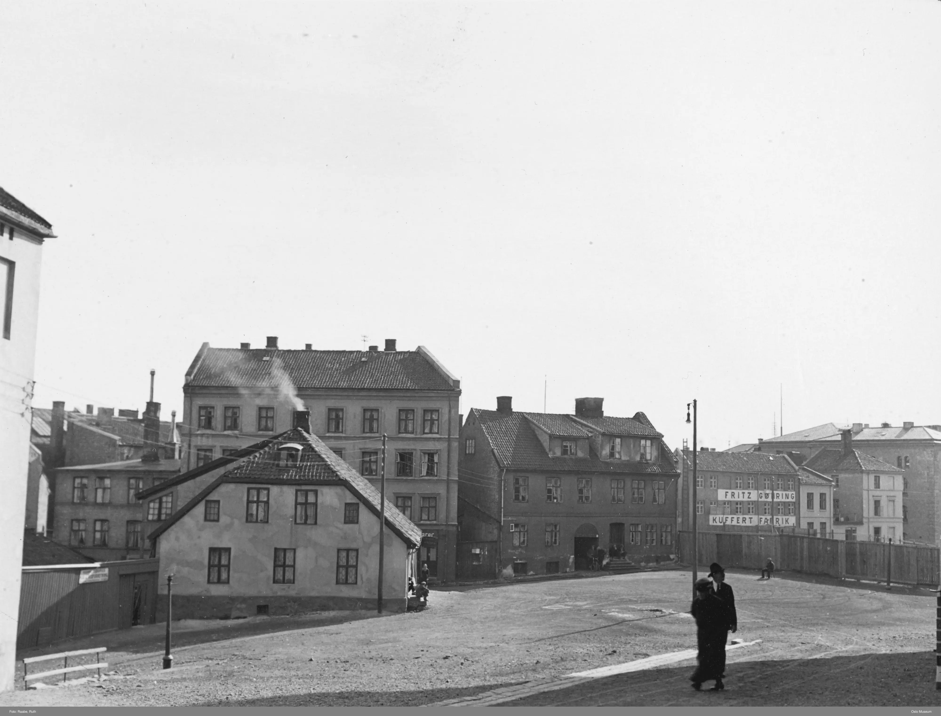 Hammersborg torg. - Oslo Museum / DigitaltMuseum