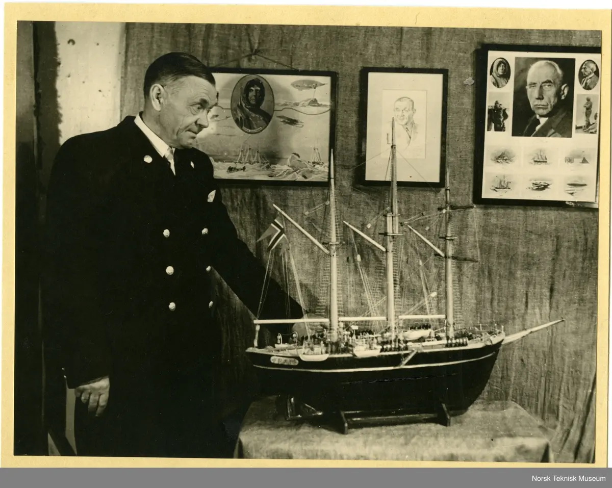 Ringnes Bryggeri - Modell av Fram - Norsk Teknisk Museum / DigitaltMuseum