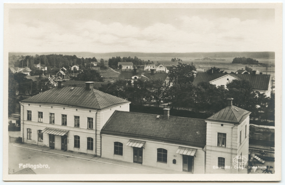 Fellingsbro station. - Järnvägsmuseet / DigitaltMuseum