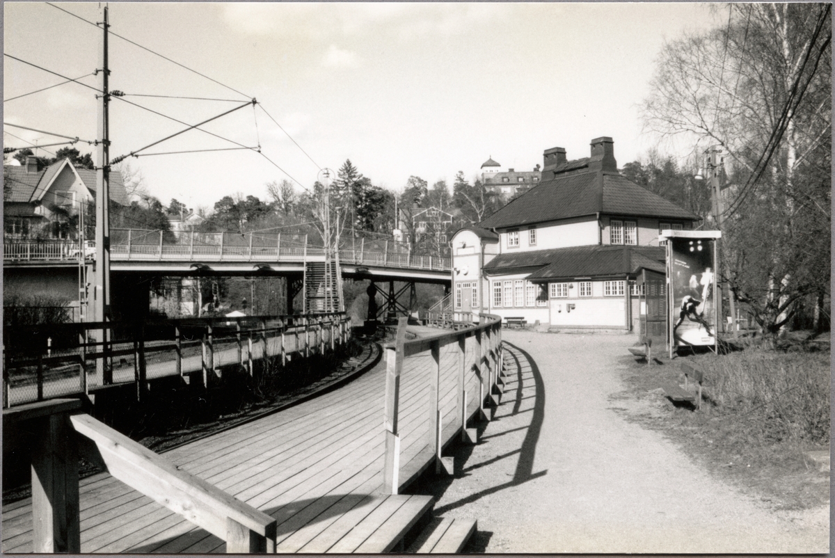 Stocksund station. - Järnvägsmuseet / DigitaltMuseum