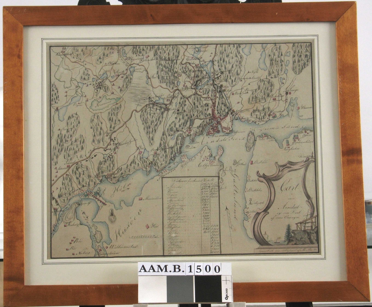 Kart - Aust-Agder museum og arkiv – KUBEN / DigitaltMuseum