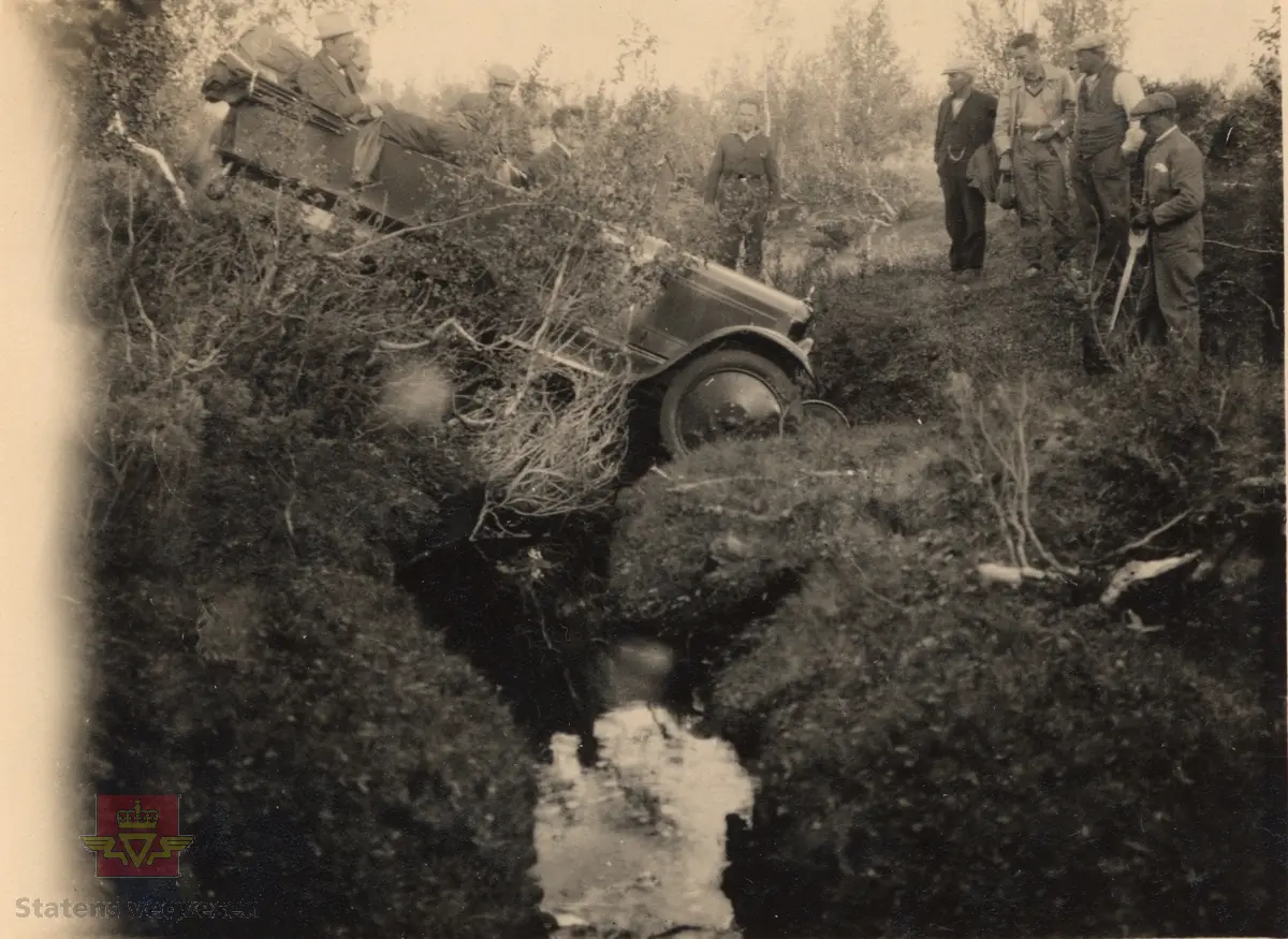 Med beltebil på Finnmarksvidda sommeren 1930 - Norsk vegmuseum ...