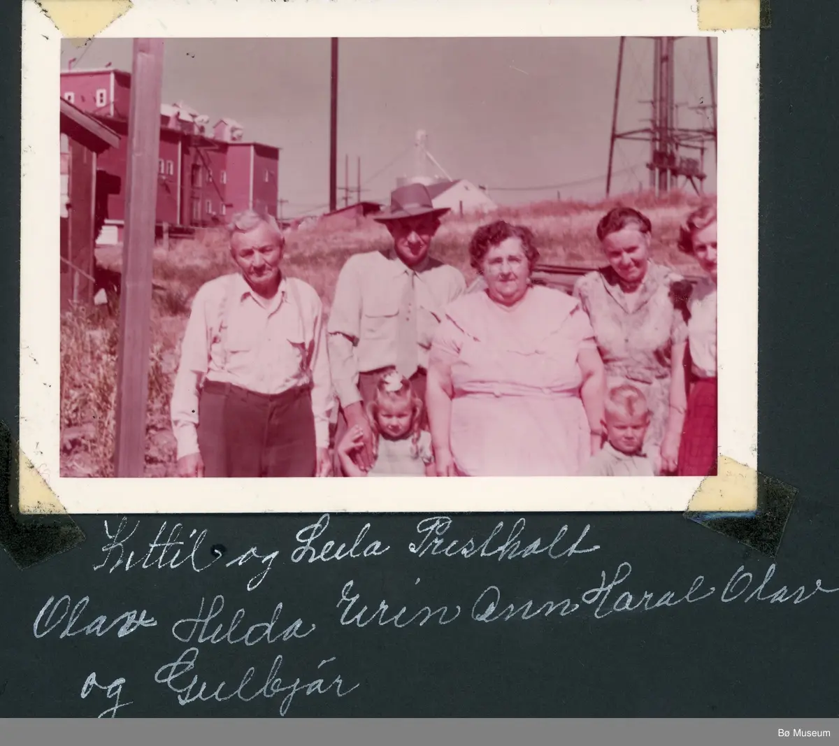 F.v. Kittil T. Prestholt, Olav Hansson Trostveit (Ole Hansson), Leila ...