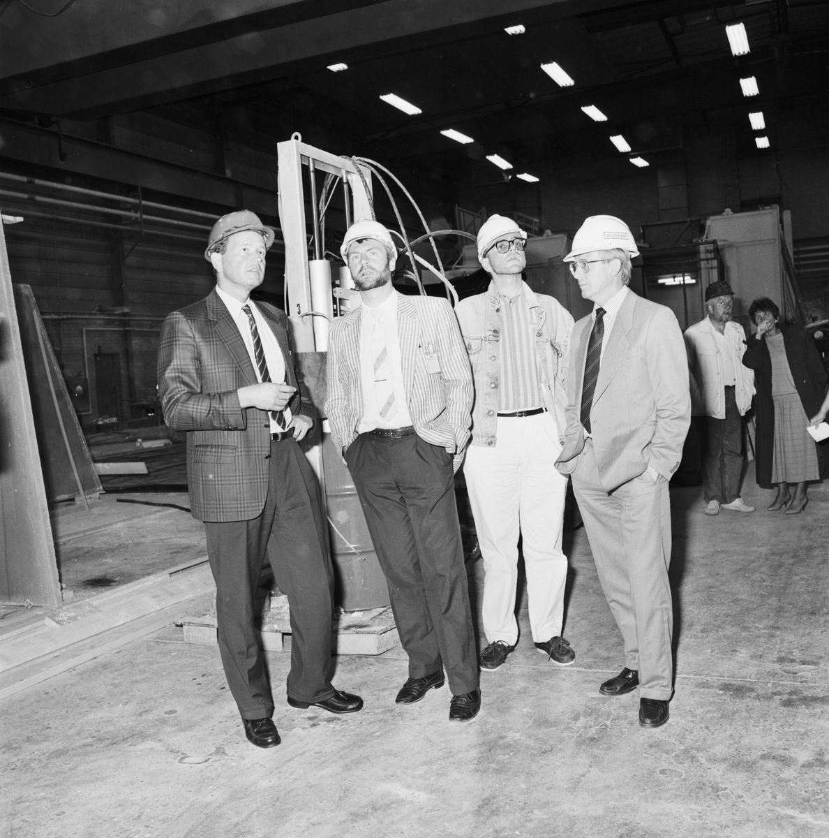 Statssekr. Jan Nygren besöker varvet - Marinmuseum / DigitaltMuseum