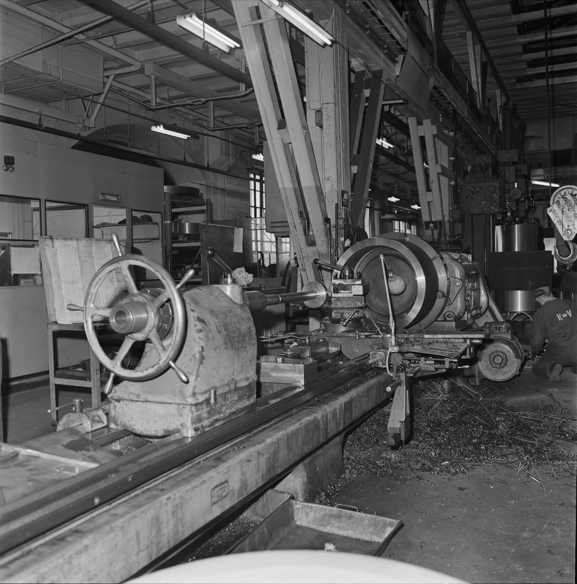 Maskiner i maskin verkstan 1 o 2 - Marinmuseum / DigitaltMuseum