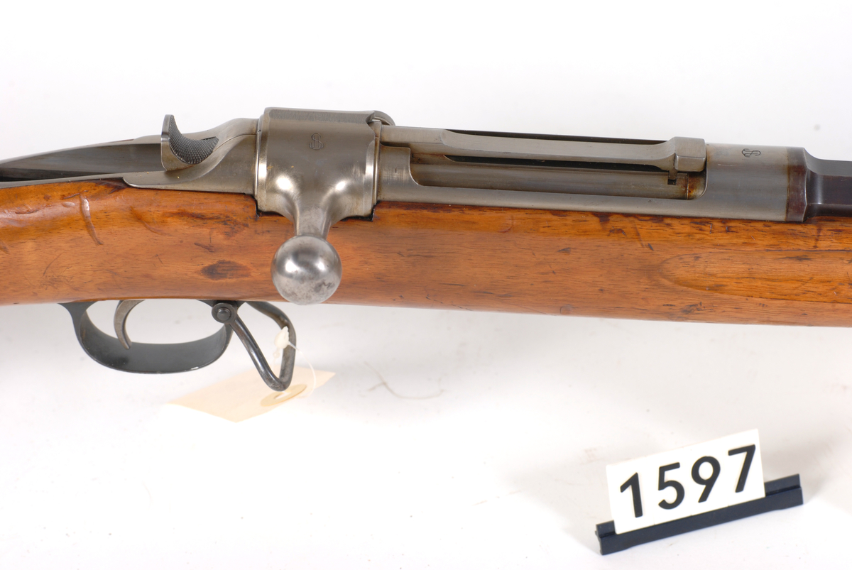 Repeterkarabin 9 mm Jarmann M1884 - Forsvarets museer / DigitaltMuseum