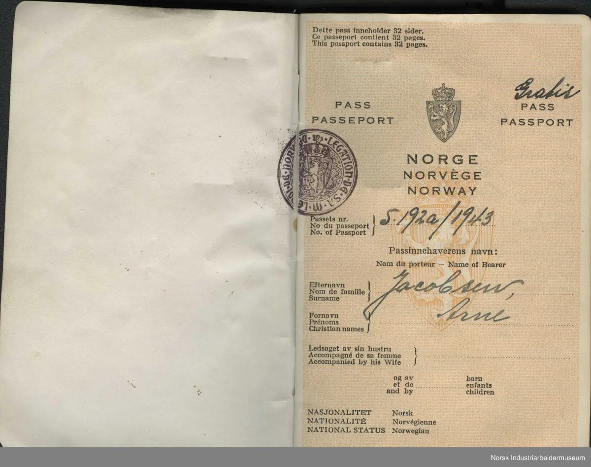 Pass. Arne Jacobsen (Claus Helberg) - Norsk Industriarbeidermuseum ...