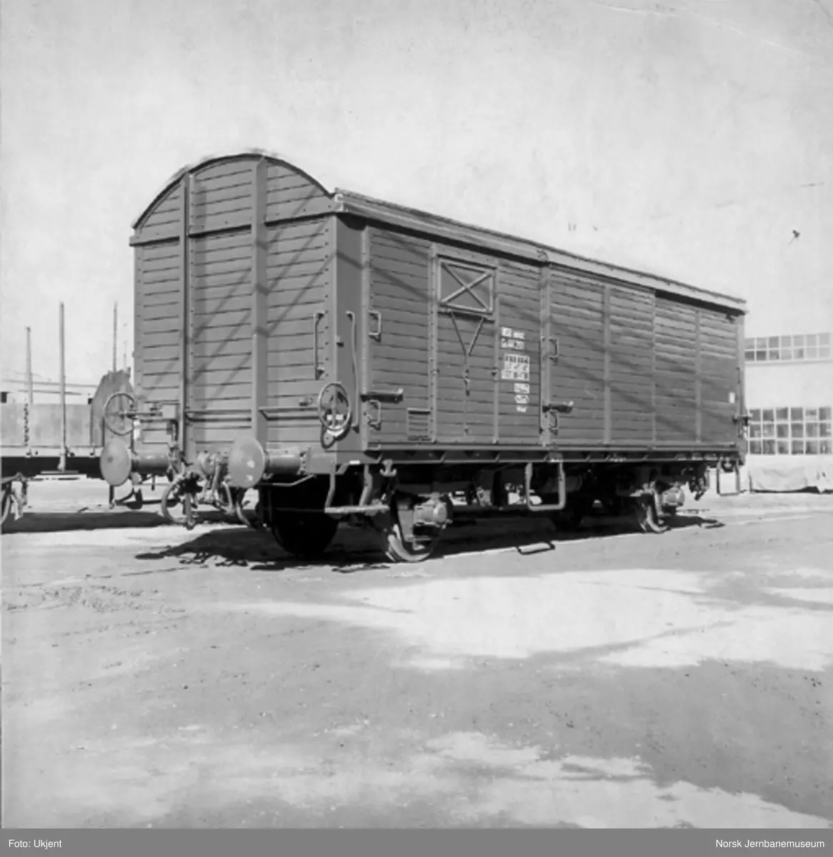NSB lukket godsvogn litra G5 nr. 44201 - Norsk Jernbanemuseum ...