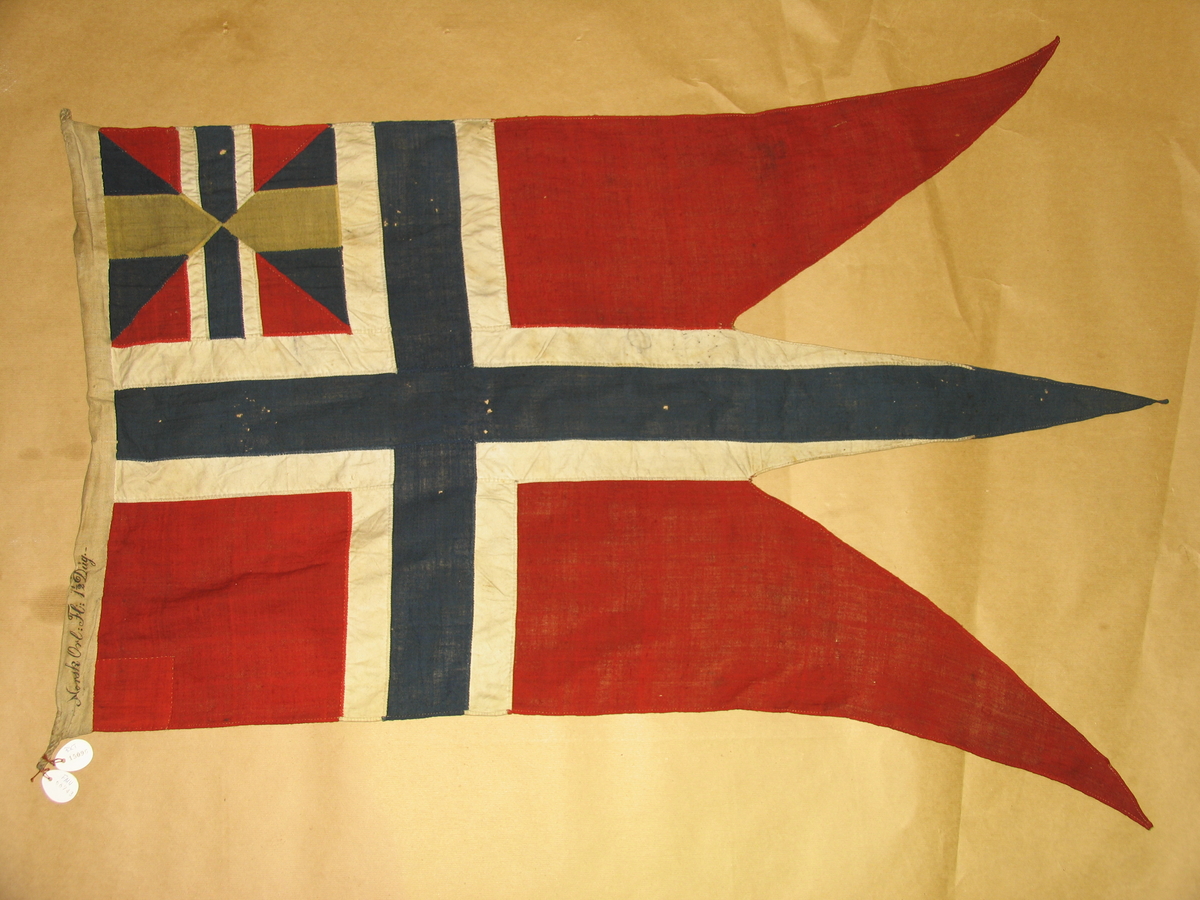 Unionsflagg, Norsk/Svensk M/1844 - Forsvarets museer / DigitaltMuseum