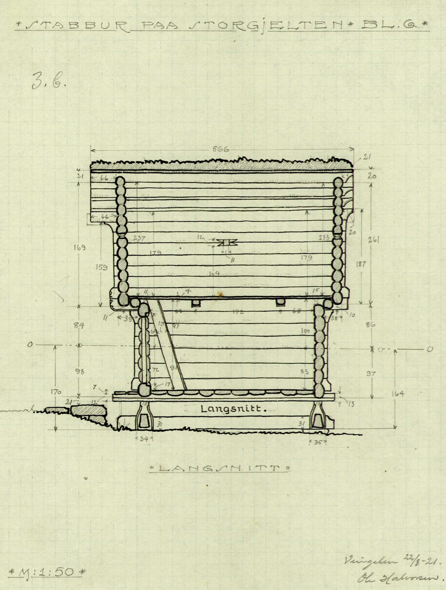Tegning - Norsk Folkemuseum / DigitaltMuseum